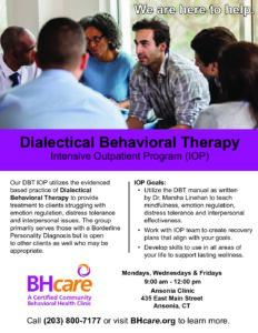 DBT IOP Ansonia flyer | BHcare