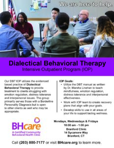 DBT IOP Branford flyer | BHcare